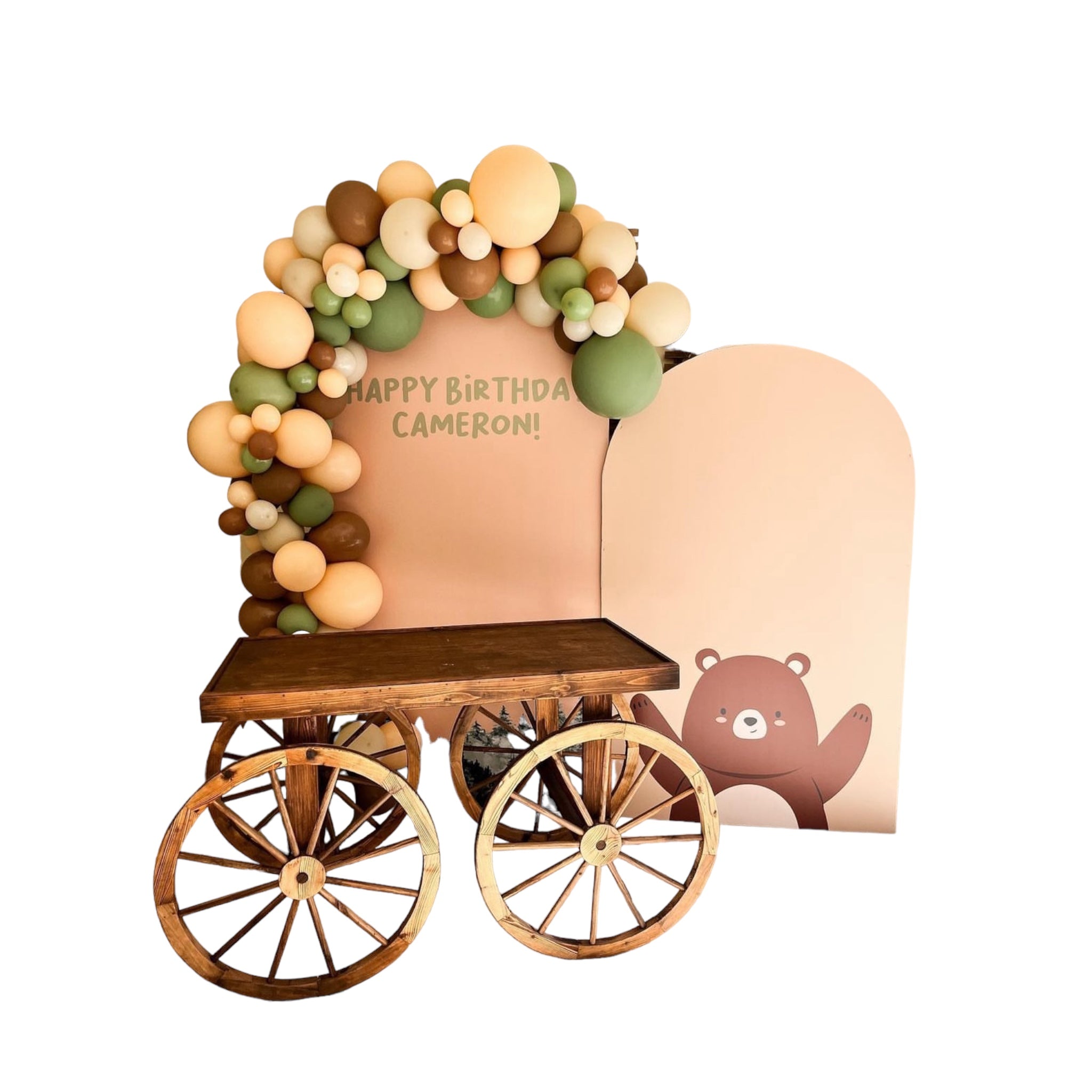 Wooden Cart Rental - Dessert Table - Miami, Kendall, Coral Gables ...